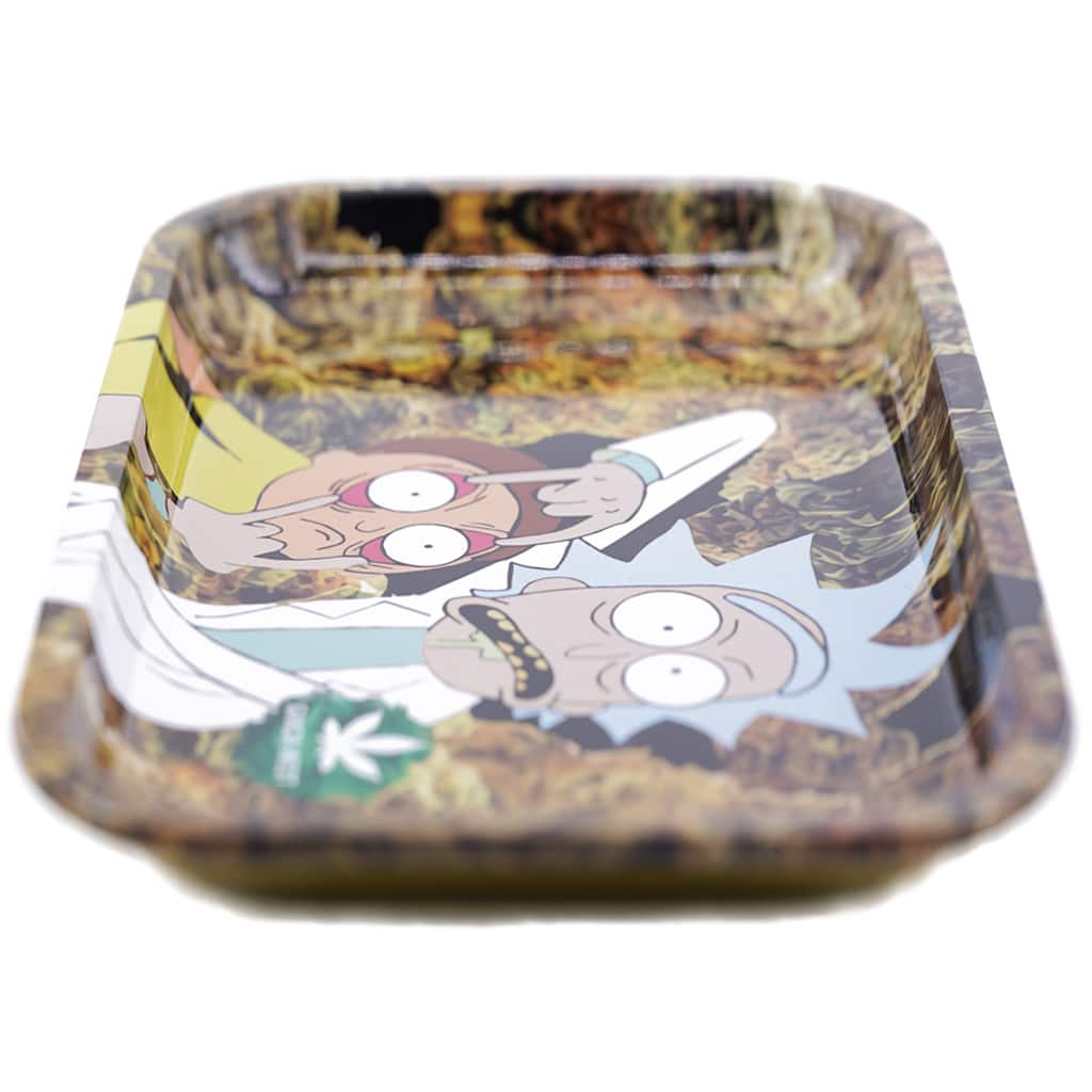 Ganja West Rolling Tray - Rick And Morty - Ganja West Dispensary
