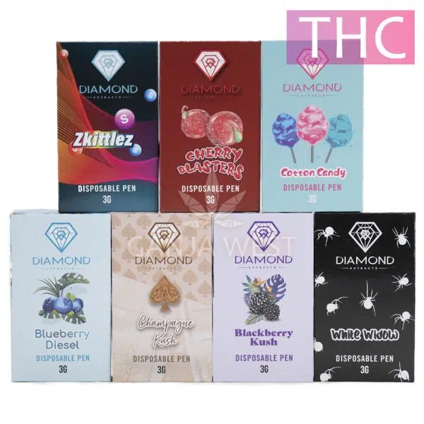 Diamond Concentrates – White Widow - THC Disposable Pen (3 Grams ...