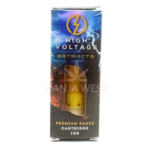 Ganja West High Voltage - 100% Pure Sauce Cartridge - Jet Fuel Gelato ...
